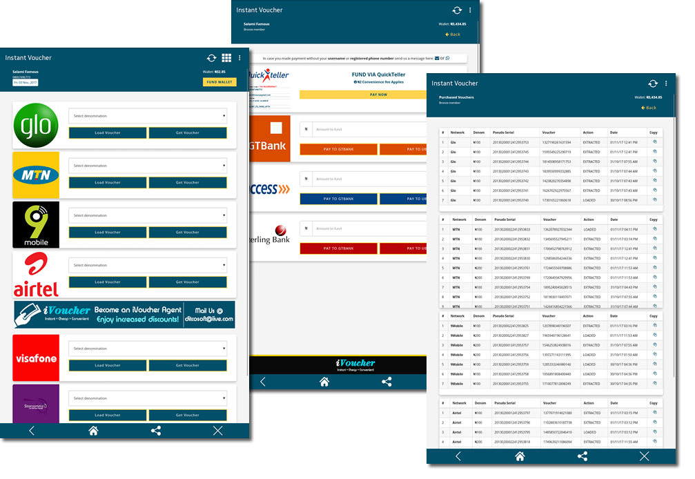 Instant Voucher App - Recharge your line with voucher pins without USSD ...